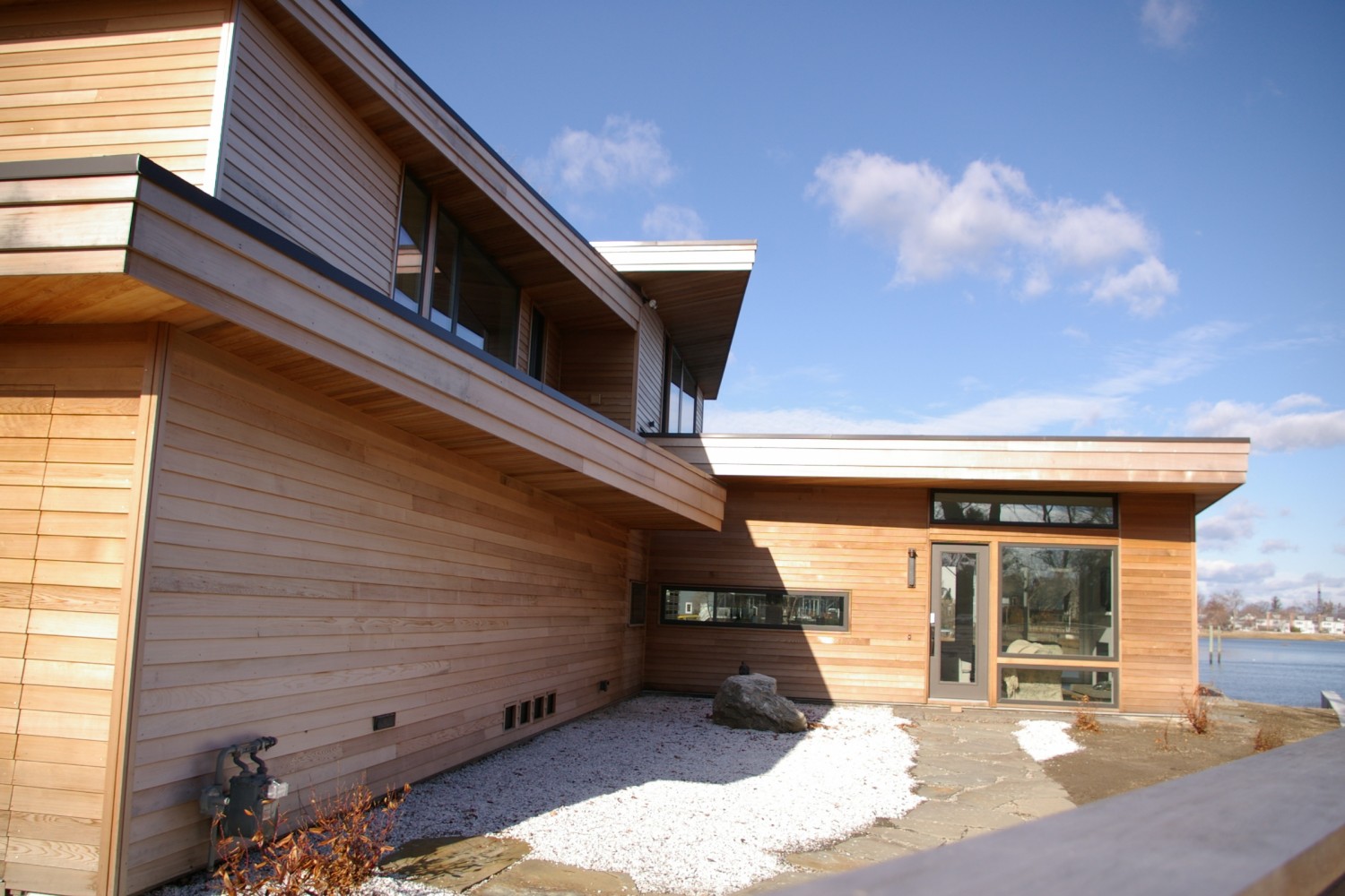 Contemporary Green Home on the Sound: LEED Platinum Certified