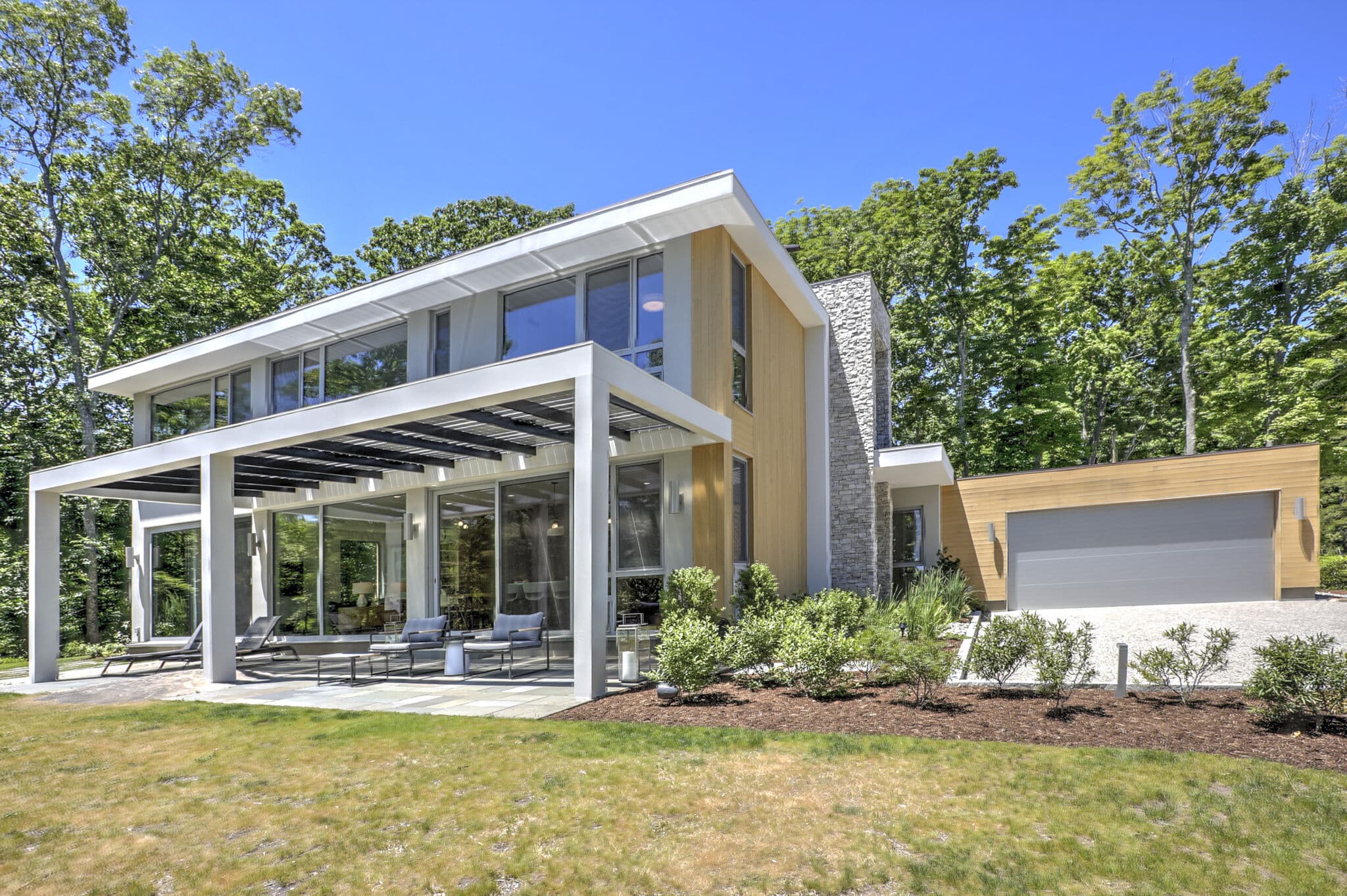 Modern Net Zero Energy Ready Home | Overlooking the Sound